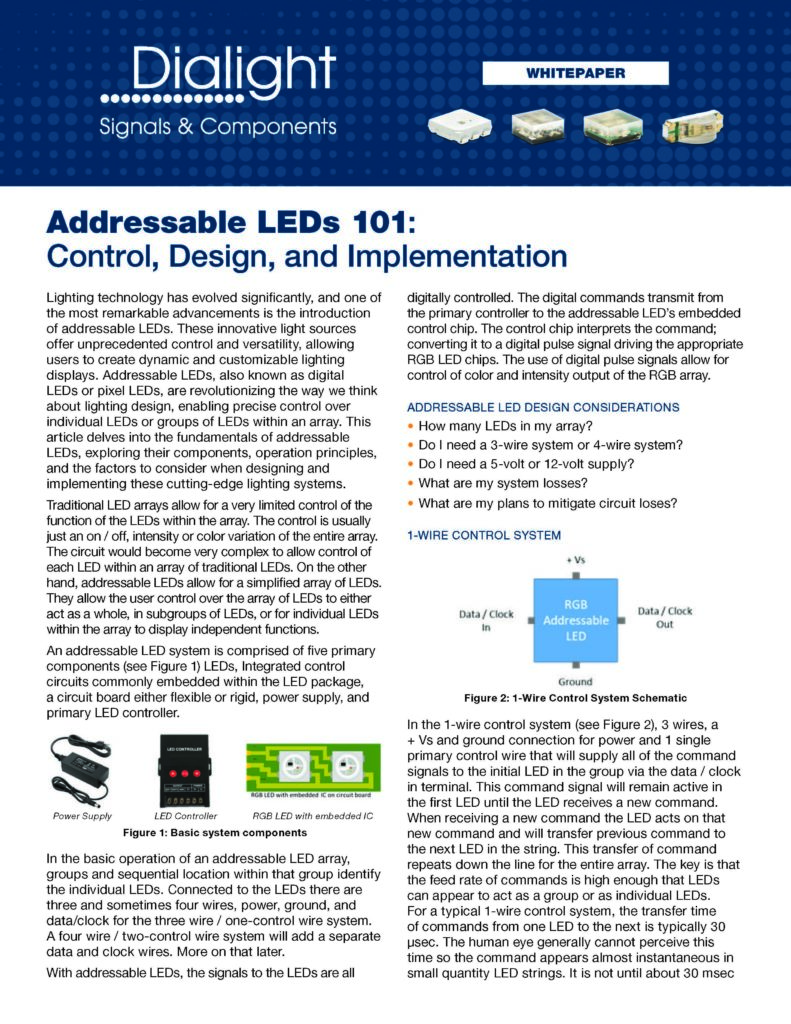 dialight-whitepaper-addressable-rgb-leds – Lumina Systems